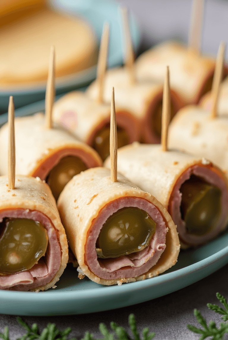 Ham and Pickle Roll Ups: 5 Easy Steps to the Best Party